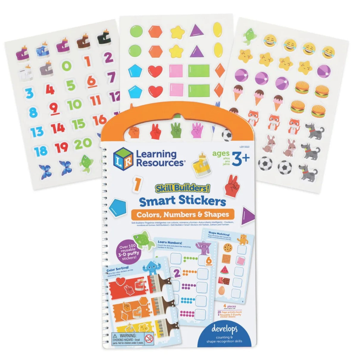 Learning Resources - Smart Stickers - Colours, Numbers & Shapes ...