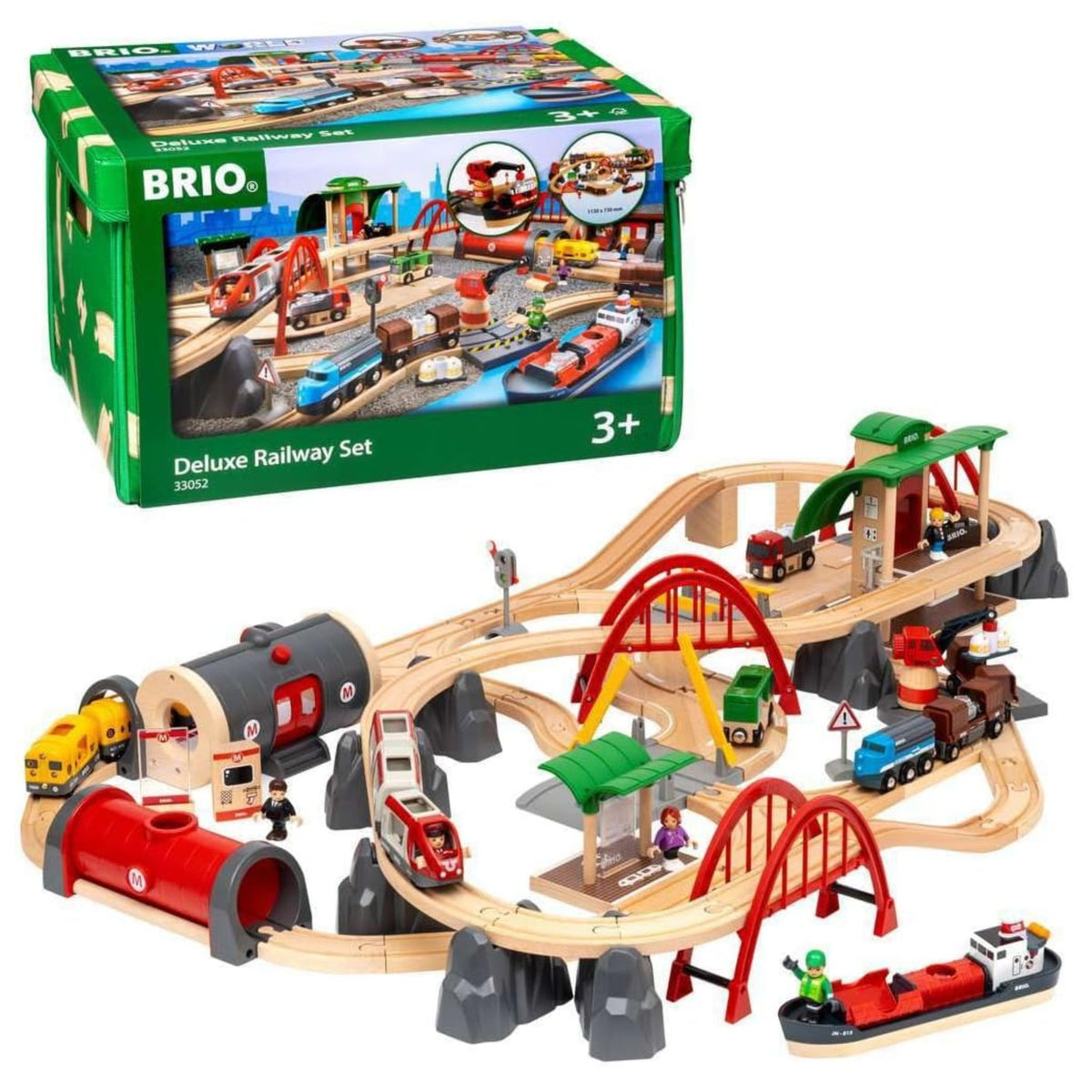 Brio Trains - Deluxe Railway Train Set – Scooter Girl Toys