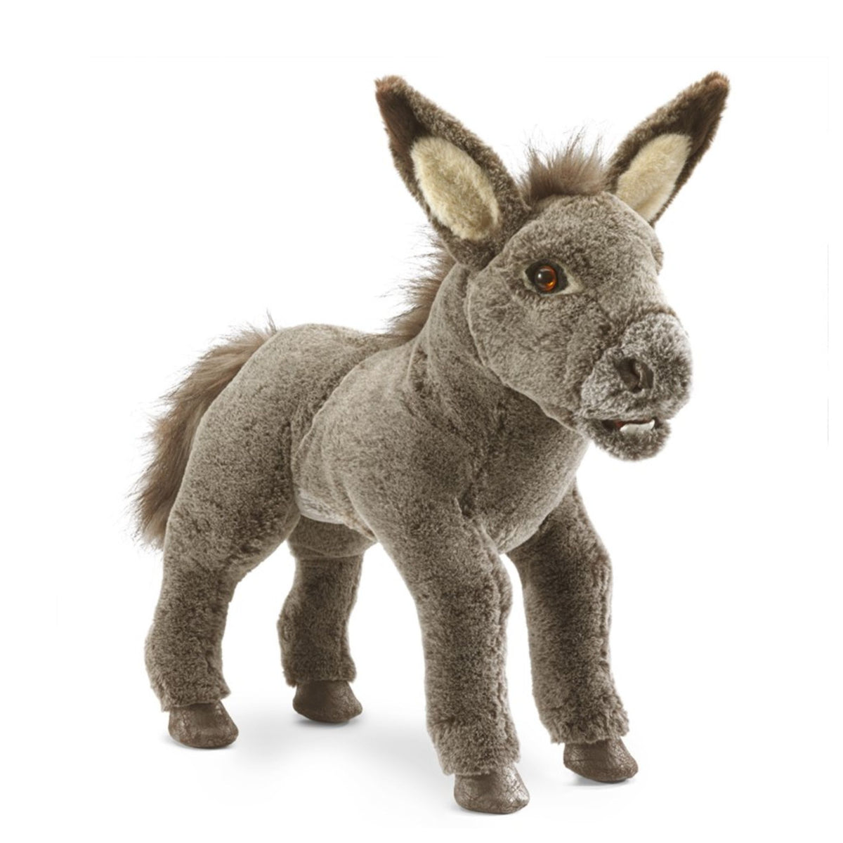 Folkmanis Puppet - Donkey – Scooter Girl Toys
