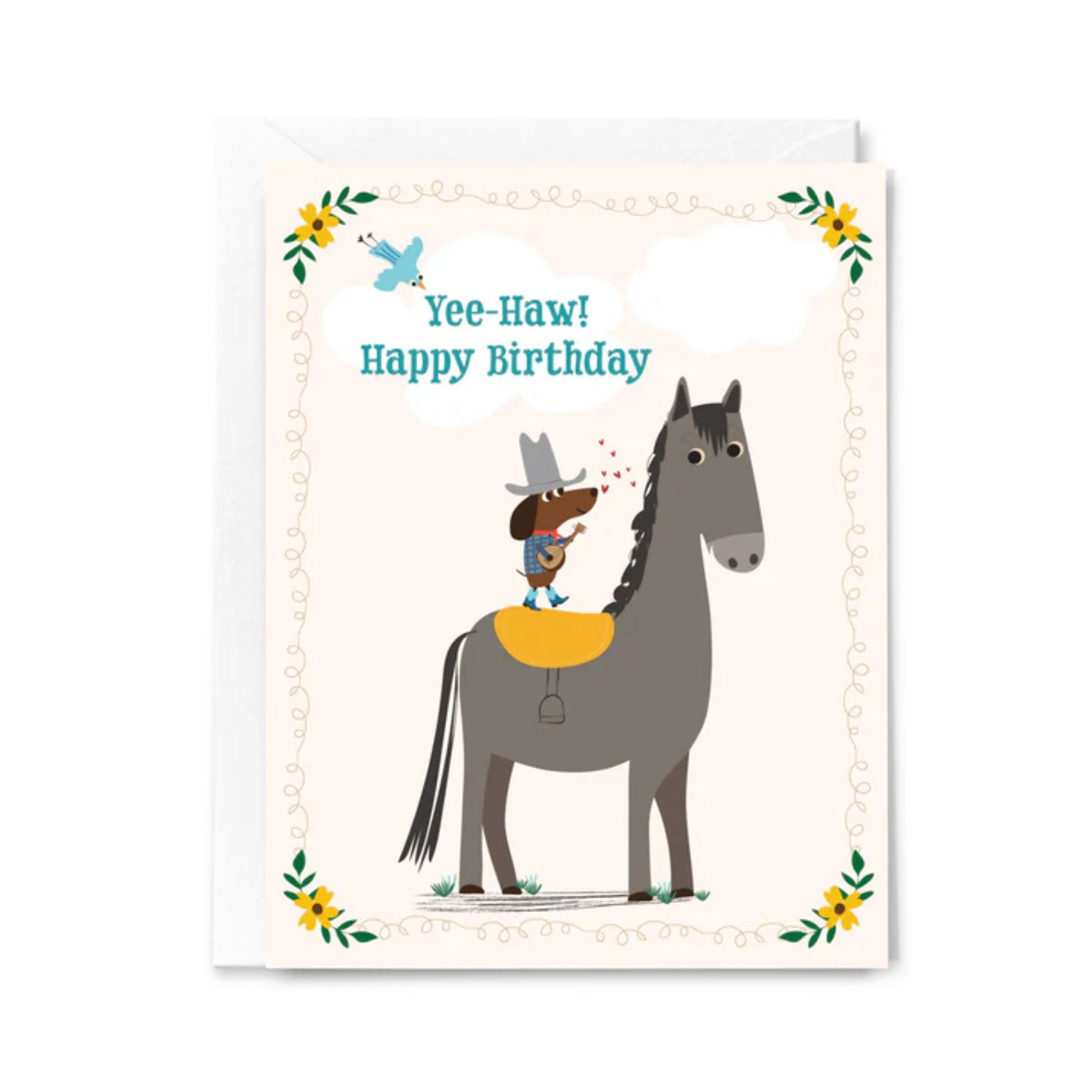 Happy Birthday Greeting Card - Hee-Haw Stanley & Horse – Scooter Girl Toys