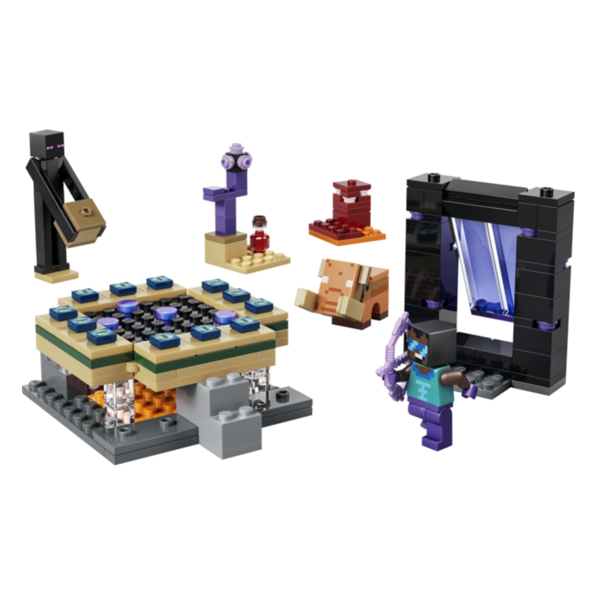 LEGO - Minecraft - Nether & End Portal Journey – Scooter Girl Toys