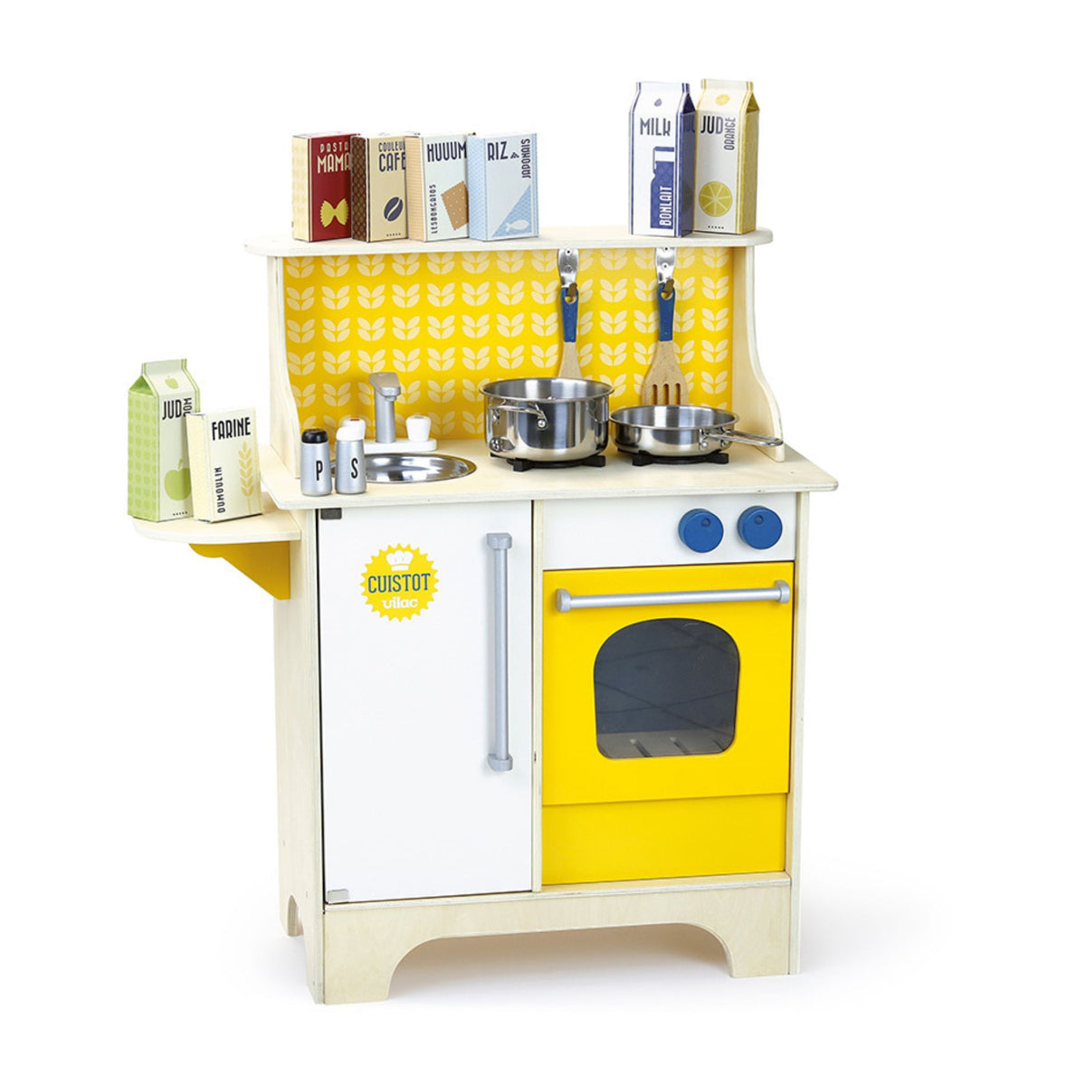 Vilac Cuistot Mustard Kitchen – Scooter Girl Toys